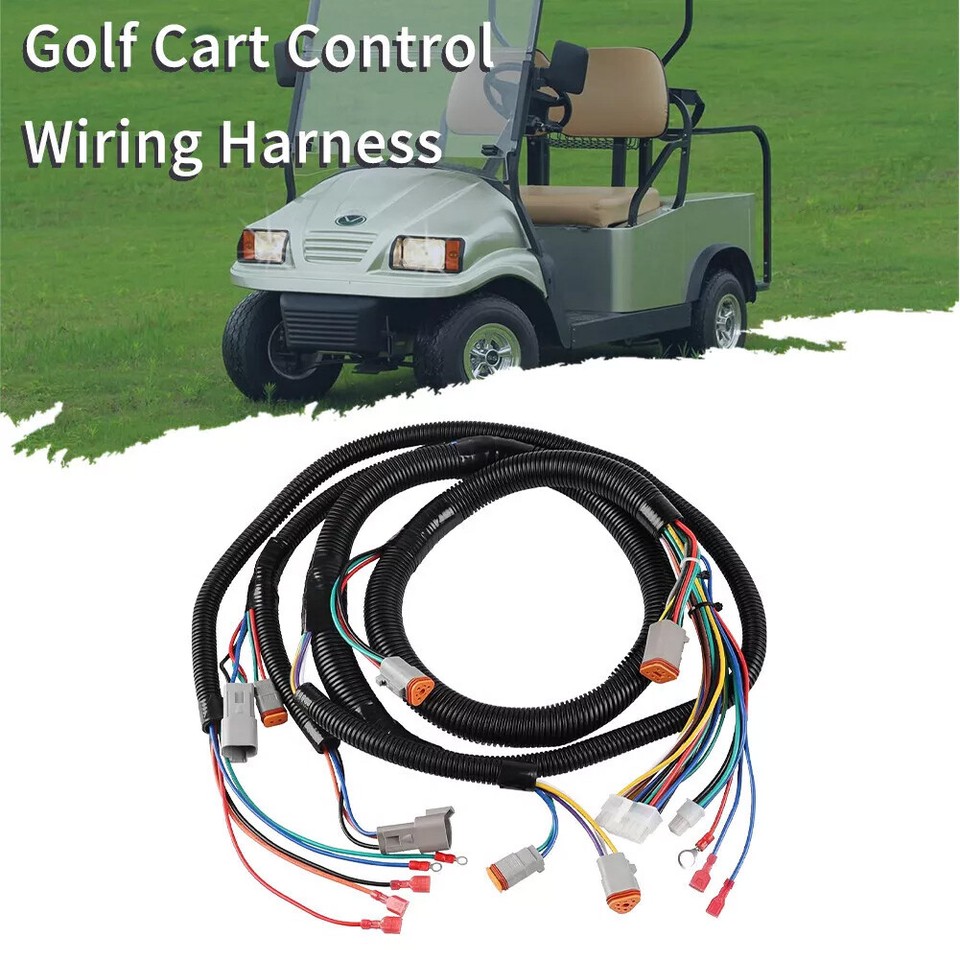 Golf Cart Control Wiring Harness for Club Car DS | Black | Controller ...