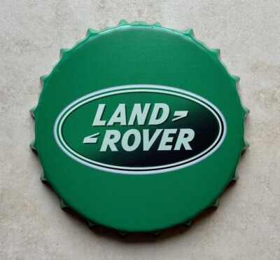 LAND ROVER METAL BOTTLE TOP WALL SIGN 30cm VINTAGE RETRO MAN CAVE | eBay UK