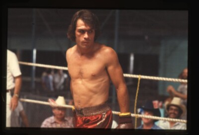 Tommy Lee Jones barechested boxer Back Roads 1980 Original 35mm ...