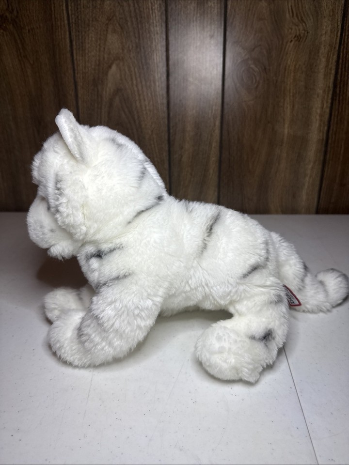 Douglas Cuddle Toys White Tiger Plush Animal #1870 Soft Stuffed Wild ...