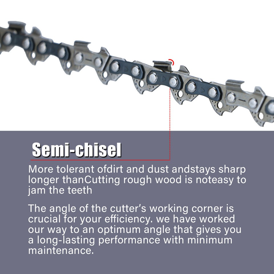 Chainsaw Chain 10-INCH 40DL .043" 3/8"LP Fit BLACK+DECKER/WORX ...