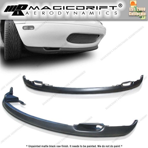 For 90-97 Miata R-Package Front Bumper Lip Kits Spoiler Mazda MX5 NA PU ...