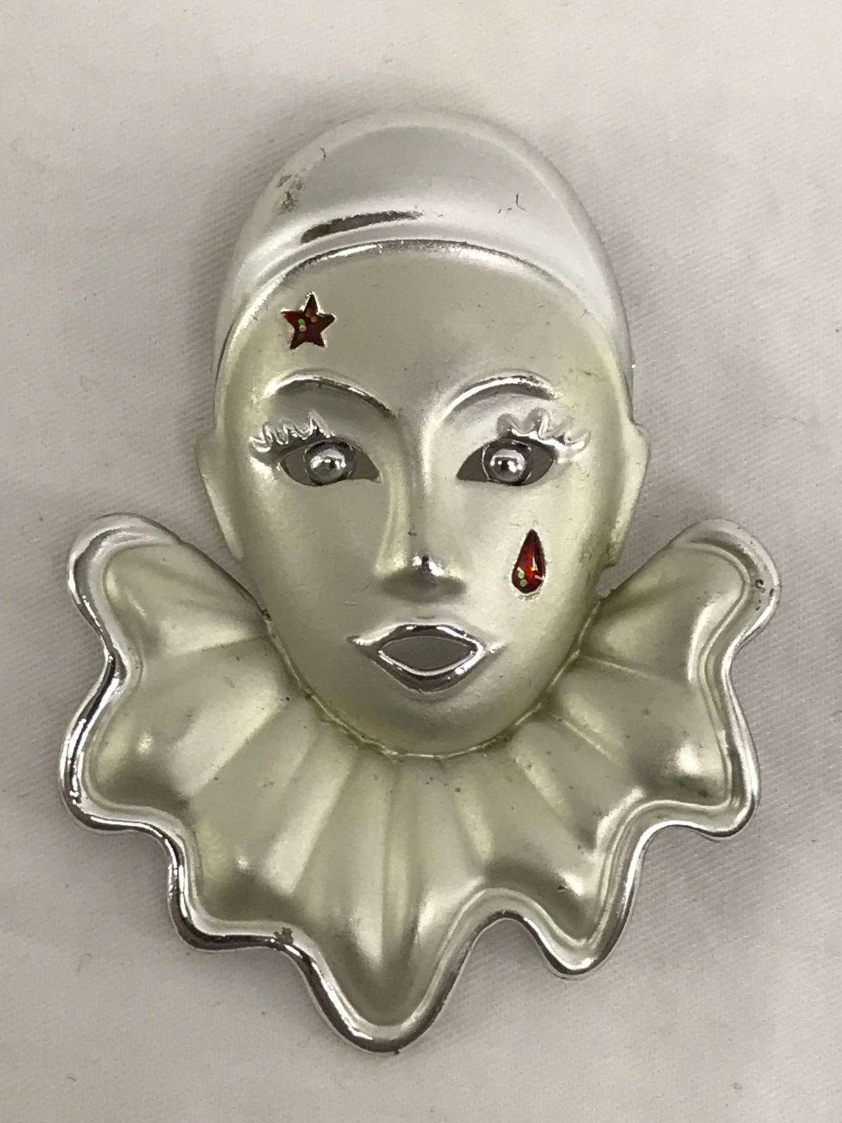 Ladies Silver Clown Decorative Brooch Pin | eBay