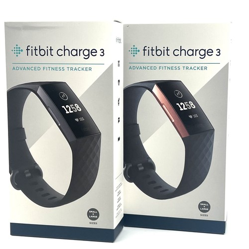 NEW Fitbit Charge 3 Fitness Activity Tracker Heart Rate Monitor ...