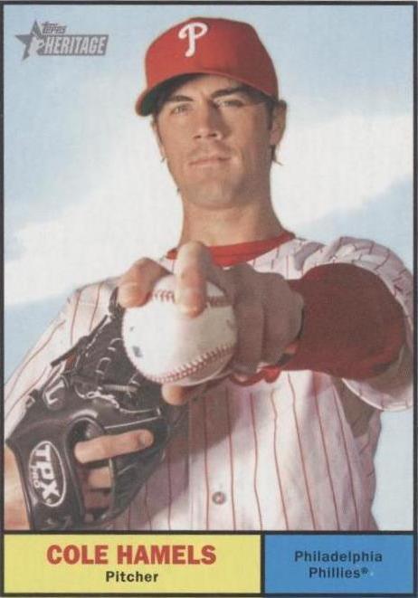 2010 Topps Heritage - Cole Hamels #20 for sale online | eBay