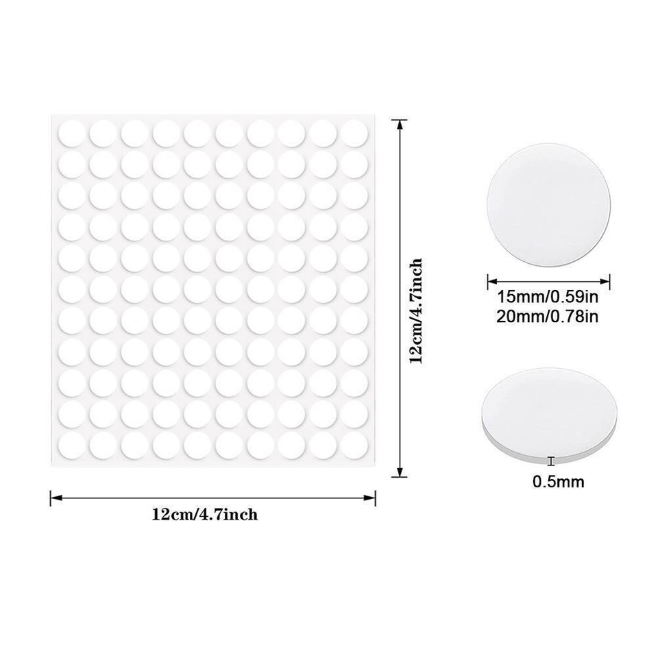 Clear Sticky Tack Remove round Putty Double Side Adhesive Dots Putty ...