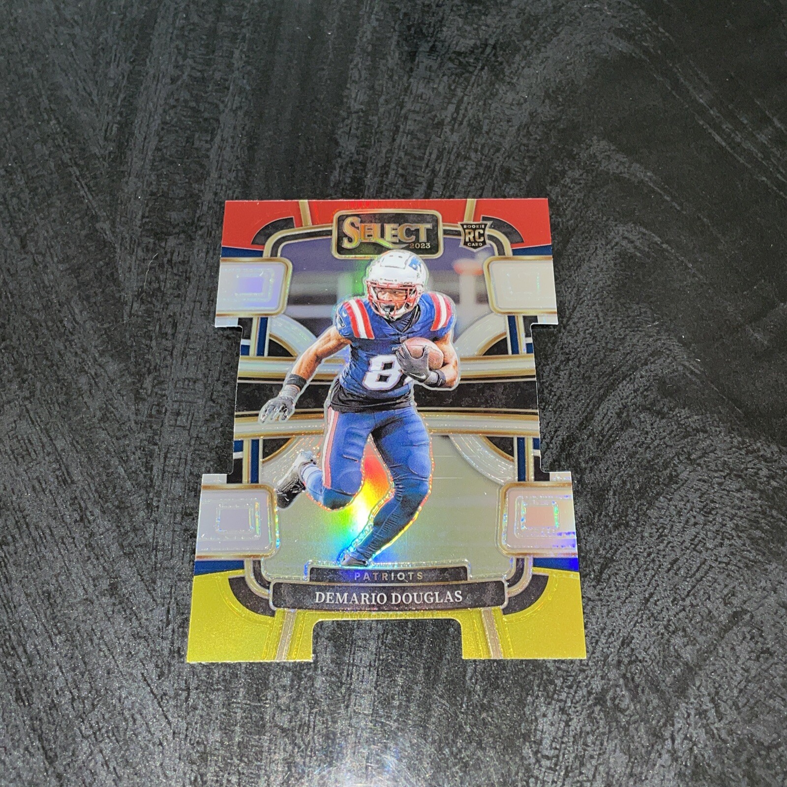 Demario Douglas 2023 Select Football ROOKIE PRIZM DIE CUT SSP ...