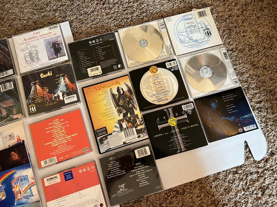 Fish Marillion. Fish Solo. Collectors CD Lot! DVD. Rare! Live. Studio ...