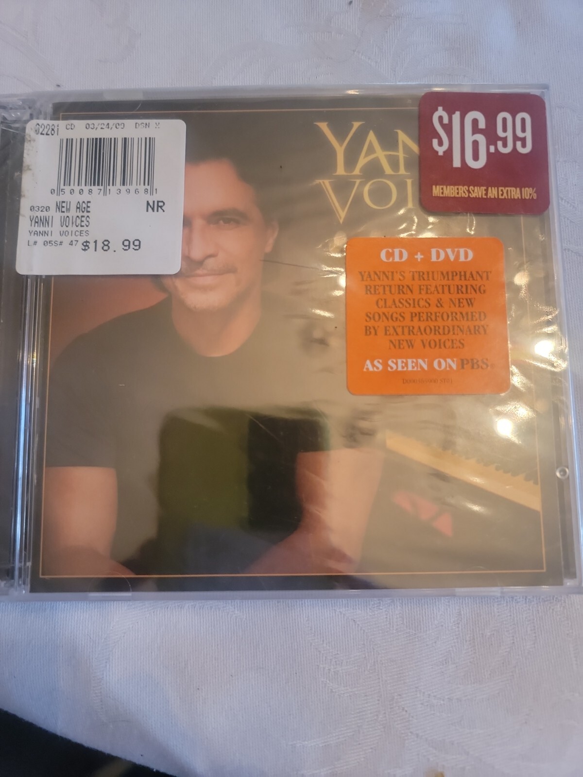 Yanni Voices by Yanni (CD, Mar-2009, 2 Discs, Disney) New Sealed ...