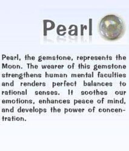 Natural Pearl Moti Stone Pendant 5 Carats Silver Precious Gemstone ...