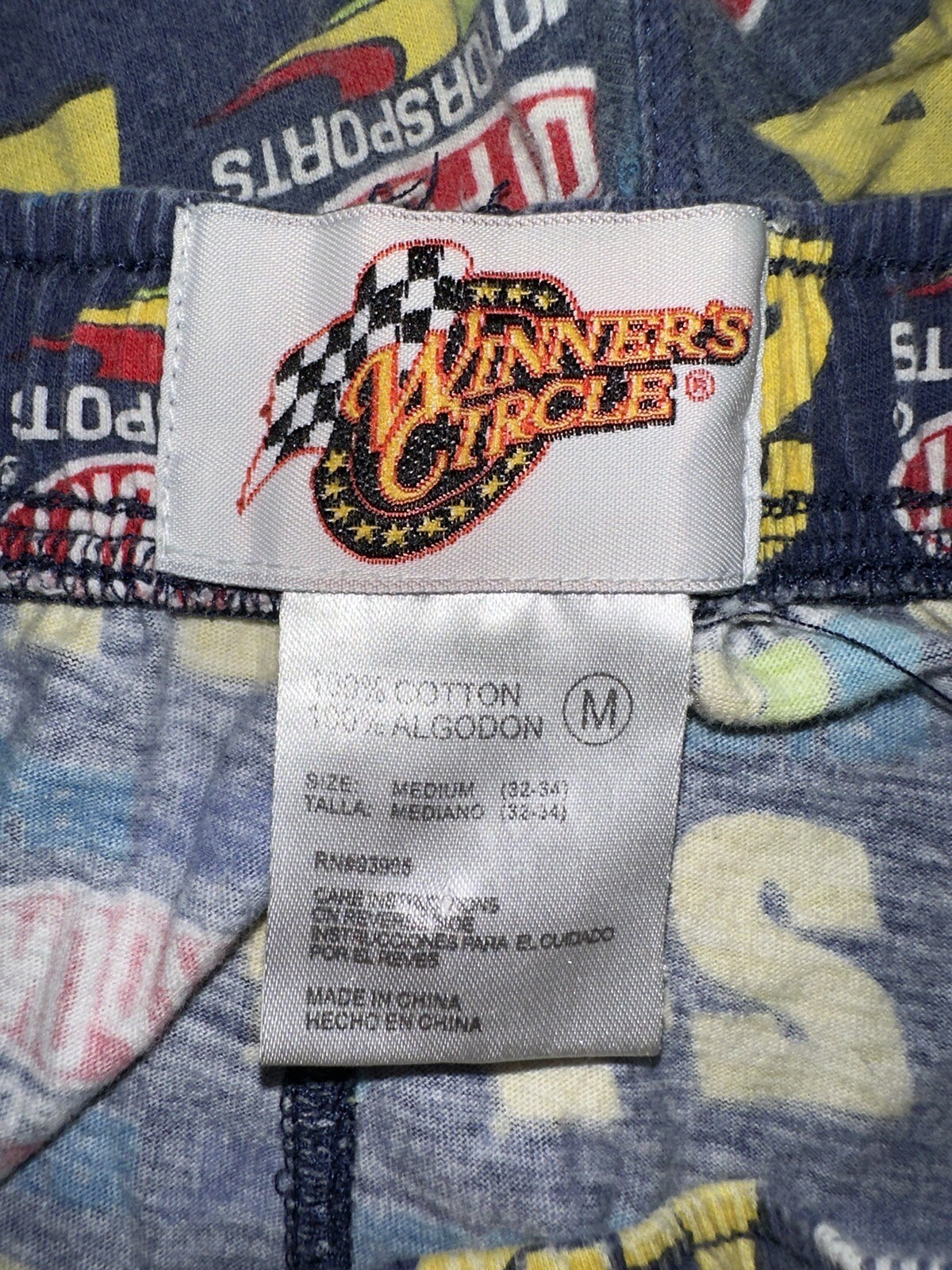 Jeff Gordon #24 Winners Circle NASCAR Racing Pajama Lounge Pants Size ...