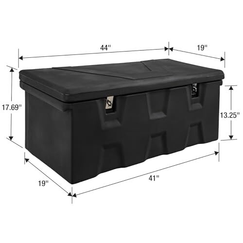 Buyers Product 17.25x19/13.25x44/41.25" Black Poly Multipurpose Chest ...