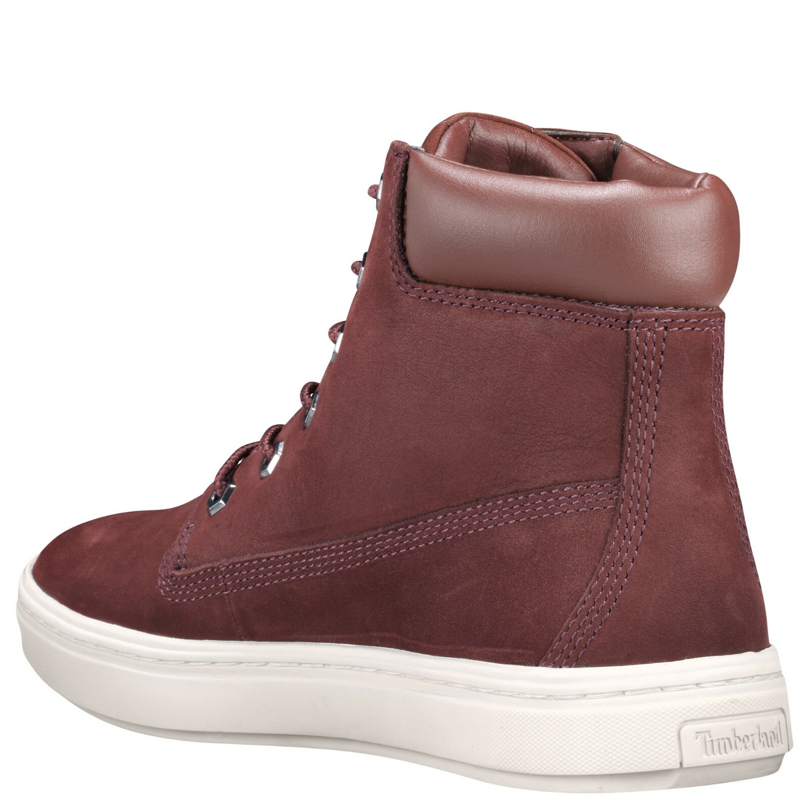 Timberland Women's Londyn Internal Wedge Sneakers in Burgundy Nubuck ...