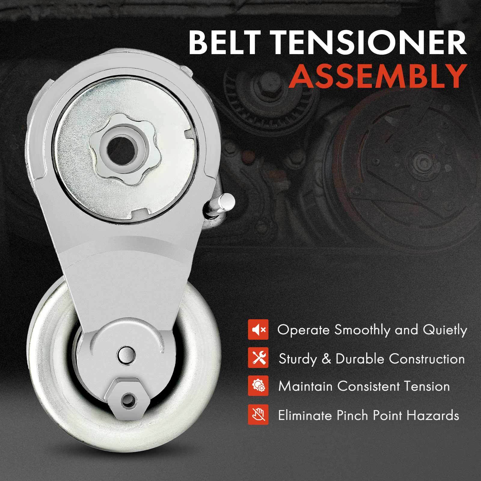 Belt Tensioner Assembly w/ Pully for Nissan Sentra Versa NV200 Tiida ...