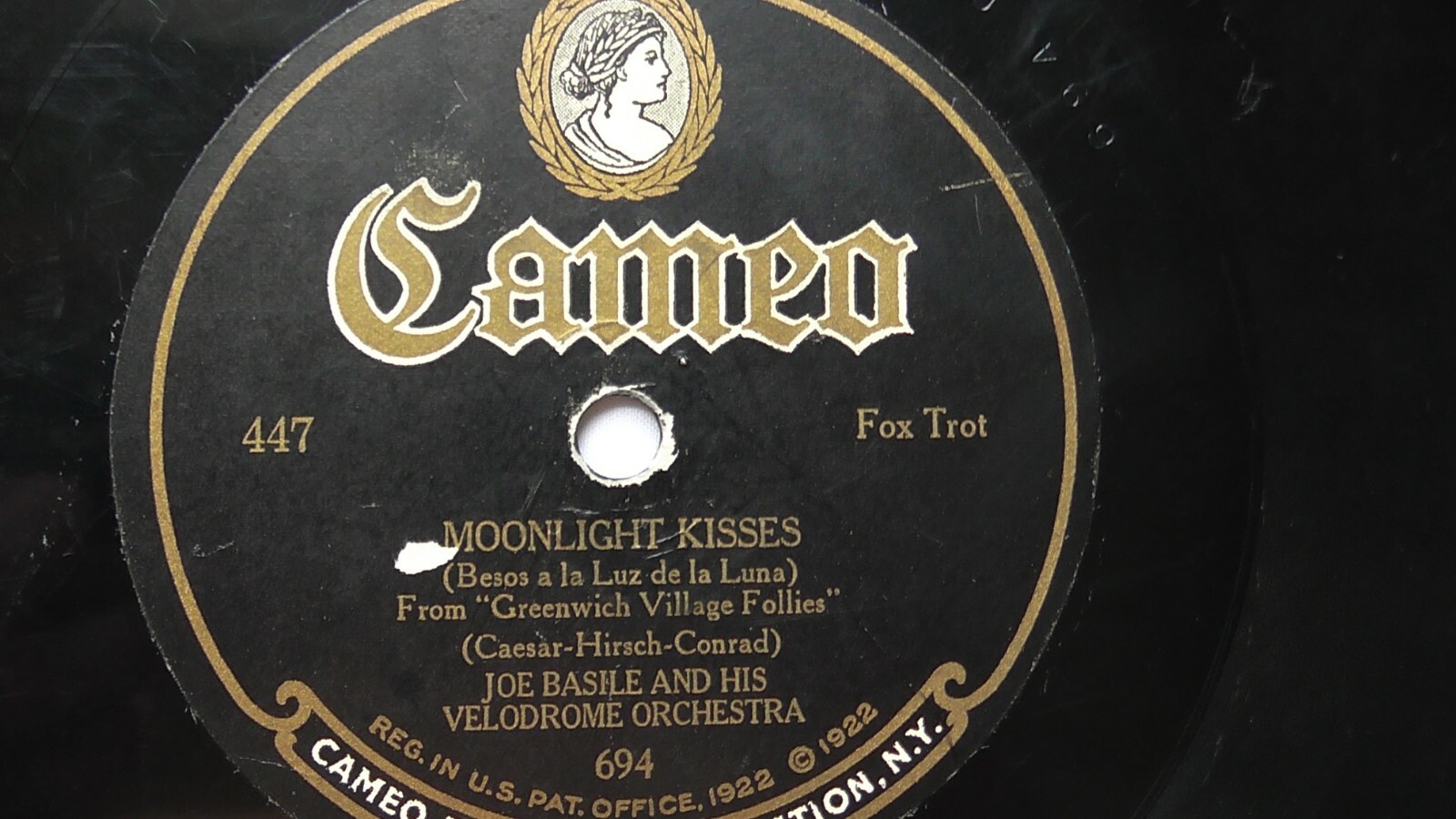 Cameo Dance Orchestra 78rpm single 10-inch Cameo Records #447 ...