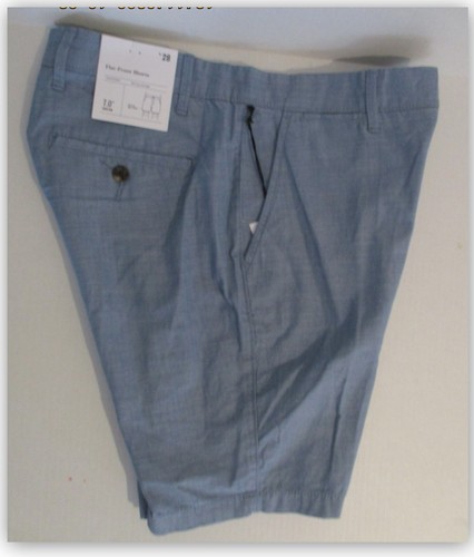 Goodfellow & Co Mens 7" Inseam Linden Flat Front Shorts - LIGHT BLUE 28 ...