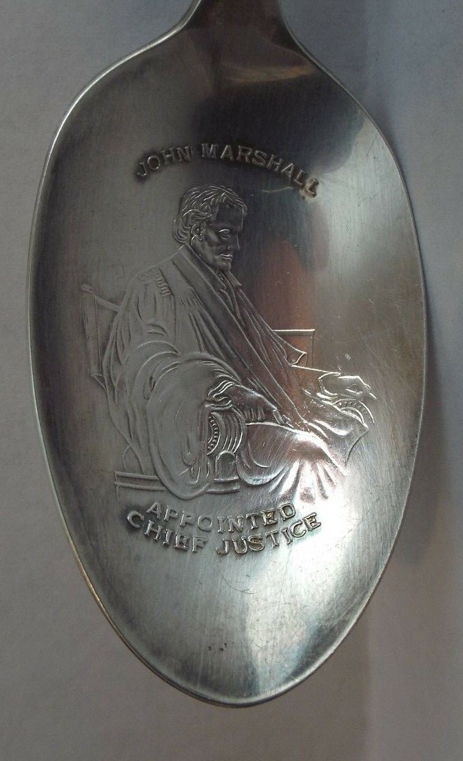 Presidential Collectible Spoon, John Adams, Silver Plated WM Rogers MFG ...