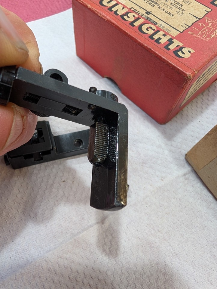 Vintage Redfield HUNTER KNOBS No. 80 CWH Micrometer Receiver Sight ...