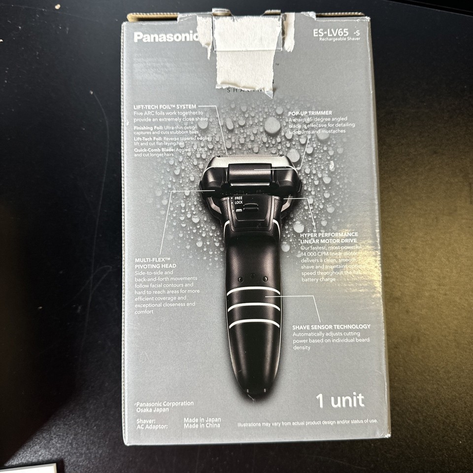 Panasonic ARC 5 Electric Rechargeable Razor 5-Blade Cordless Shaver ES ...