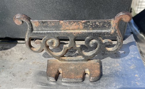 Vintage Cast Iron Boot Scraper Shoe Scraper Doorstop Mountable Rustic ...