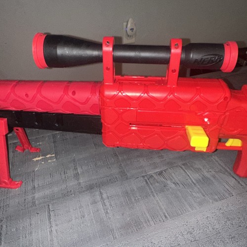 Nerf Roblox Zombie Attack Viper Strike Sniper Blaster with Scope Clip ...