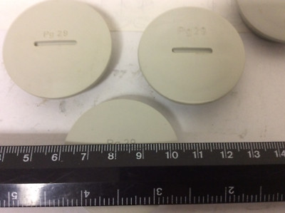 Qty (10) Sealcon PG 29 Domed Threaded Hole Plugs, 1.73" Dome Diameter ...