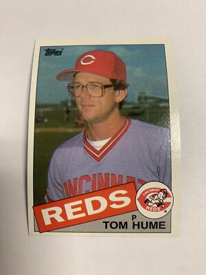 1985 Topps Cincinnati Reds Tom Hume | eBay