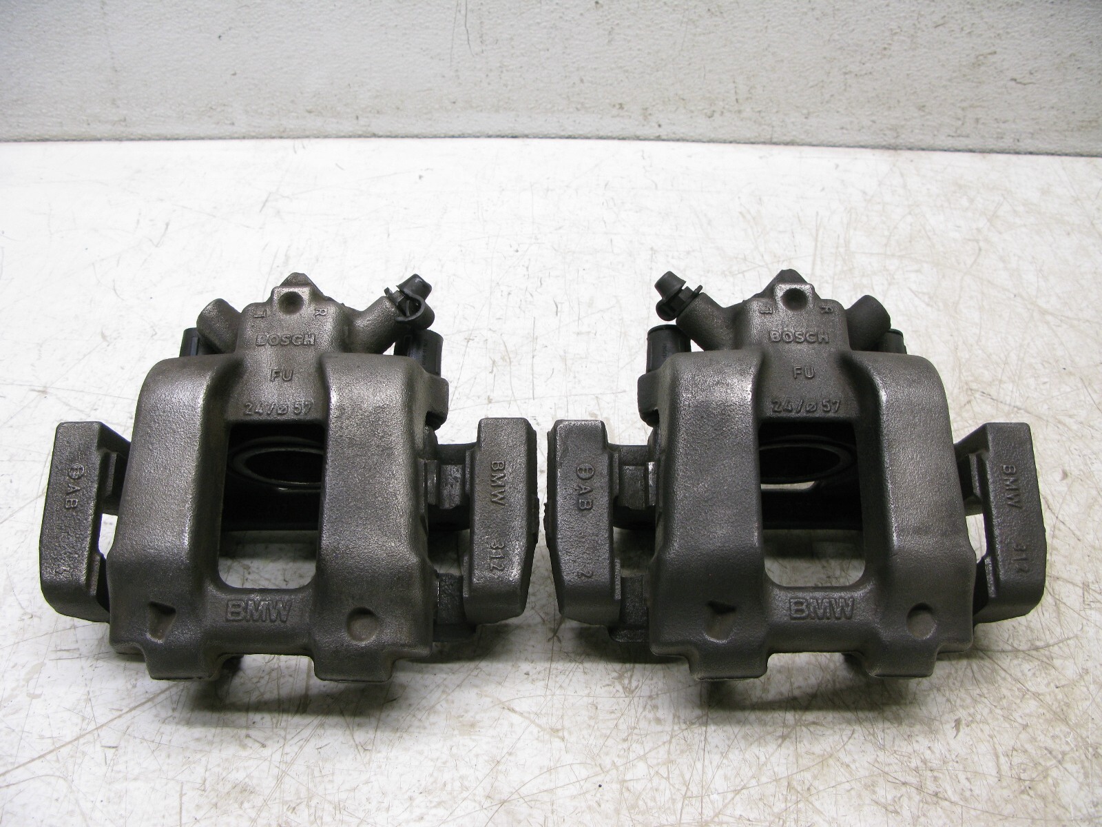 12-21 BMW F30 328i 430i 230i ABS DISC BRAKE CALIPER FRONT LEFT & RIGHT ...