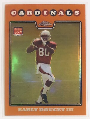 Early Doucet III 2008 Topps Chrome Copper Refractor RC 18/425 Arizona ...