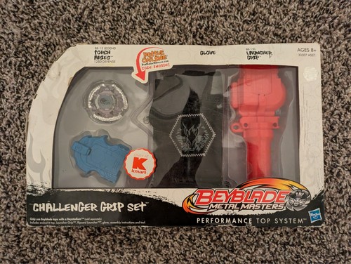 Challenger Grip Set Torch Aries + Launcher Grip Beyblade HASBRO METAL ...