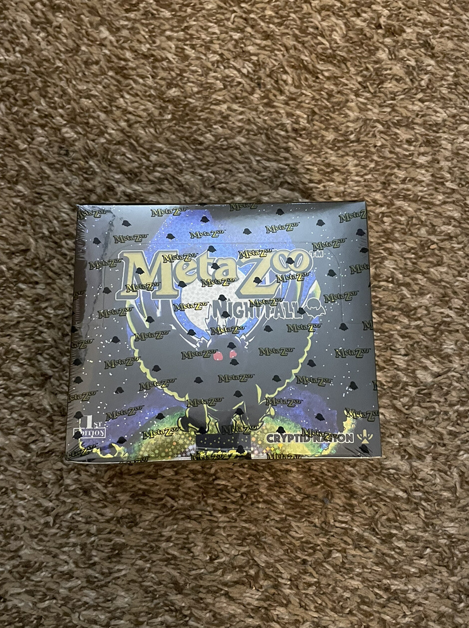 MetaZoo Nightfall 1st Edition Booster Box - Brand New Sealed - IN HAND ...