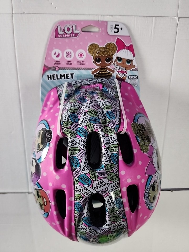 New LOL Surprise Bike Skates Helmet Kids Ages 5+ Light Weight Easy ...