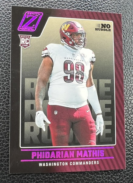 2022 Panini Zenith - Rookies No Huddle #159 Phidarian Mathis (RC) for ...