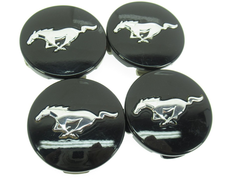 FORD MUSTANG & MACH-E FR3C-1A096-AD WHEEL CENTER CAP HUB 2-1/8" BLACK ...