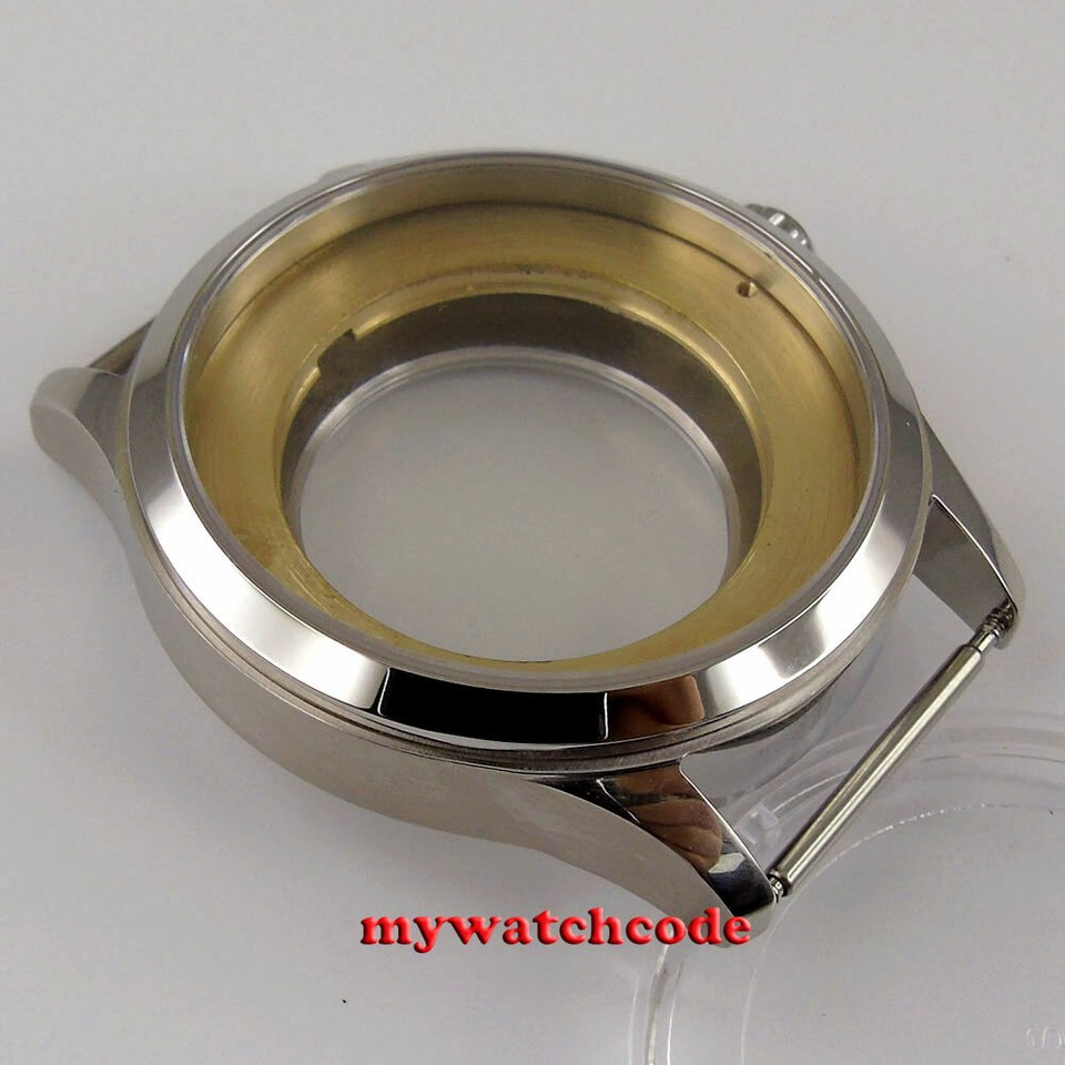 42mm 316L SS sapphire glass automatic Watch Case fit ETA 2824 2836 ...