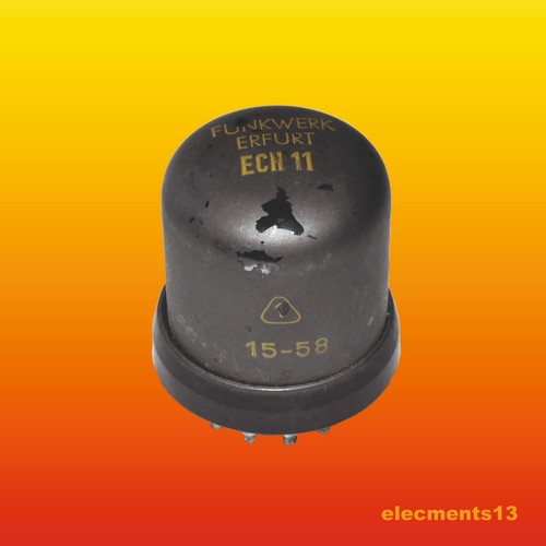 ECH11 FUNKWERK ERFURT TRIODE-HEXODE FREQUENCY CONVERTER TUBE USED | eBay