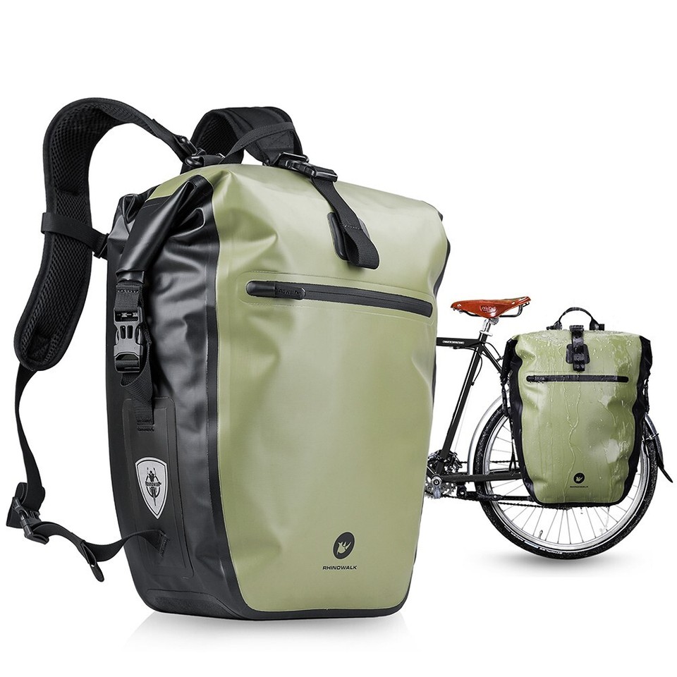 Rhinowalk Bike Pannier Bag Waterproof Bikepacking Saddle Rear Seat ...