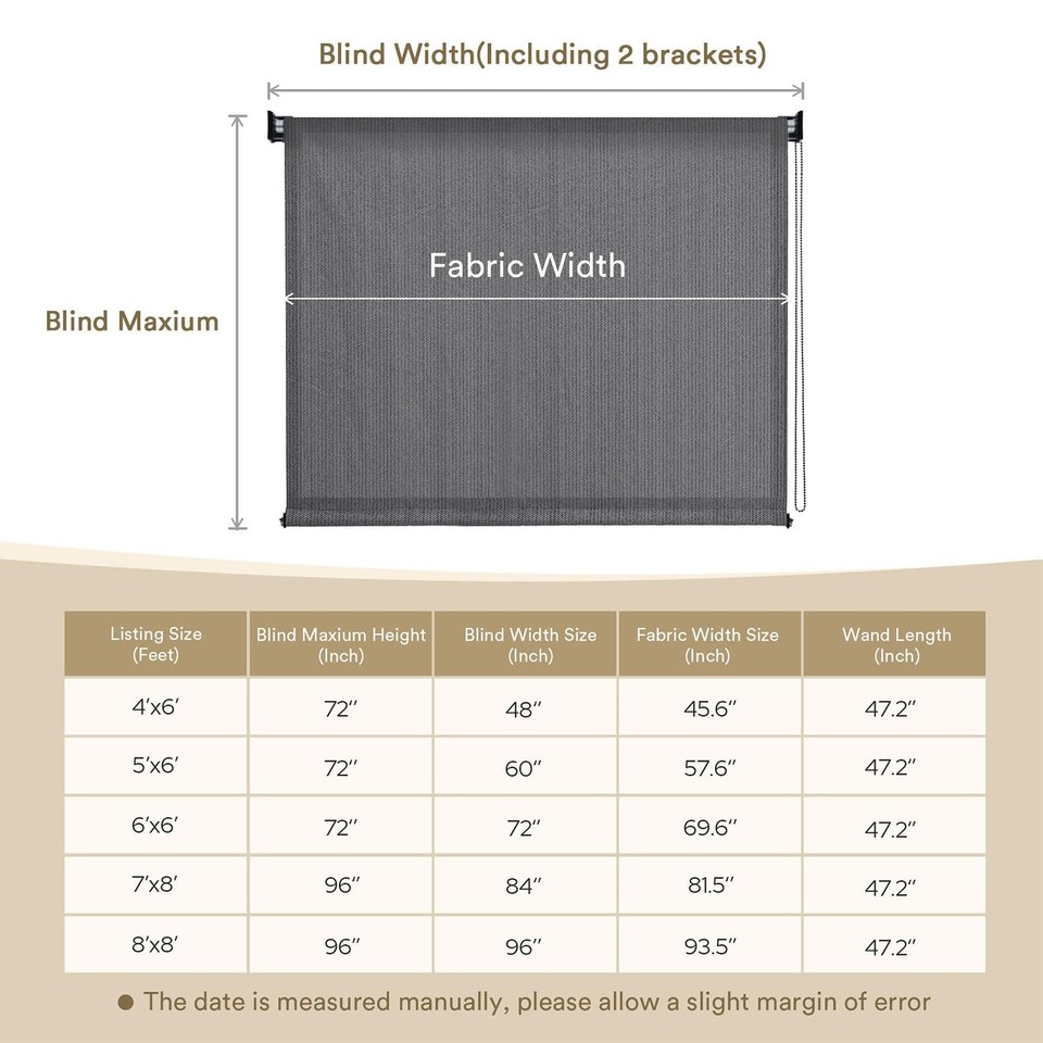 Outdoor Roller Shade Blinds Roll Up, Exterior Roller Shade Chain ...