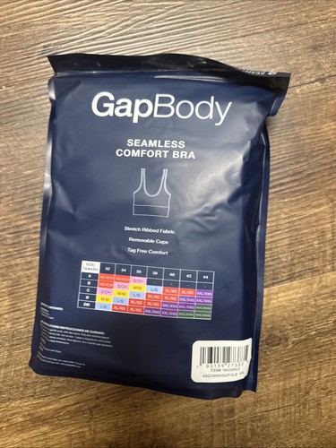 GapBody Women's 2-Pack Stretch Ribbed Tagless & Seamless Comfort Bras ...