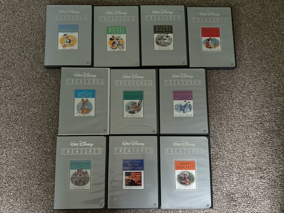 Walt Disney Treasures Collection 12 DVD’s (Region 1 USA/Canada) Rare ...