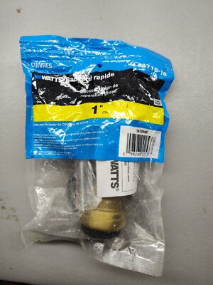 Watts Quick-Connect 1" Union Connector Brass #LF4715-18 NEW IN SEALED ...