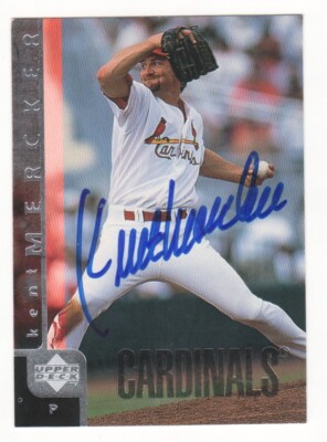 Kent Mercker St Lou9is Cardinals 1998 Fleer #715 Signed Card | eBay