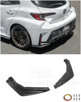 For 23-Up GR Corolla | GR Package CARBON FIBER Rear Apron Lip Spat ...