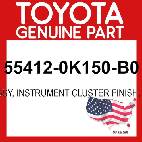 TOYOTA GENUINE OEM 55412-0K150-B0 PNL INST CLUSTER FINISH CENTER ...