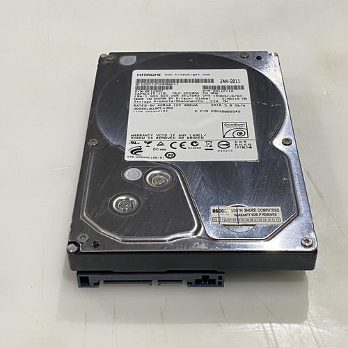 Hard Drive Coolspin Hitachi HCS5C1010CLA382 1TB 5700U/Min 8MB SATA II 3 ...