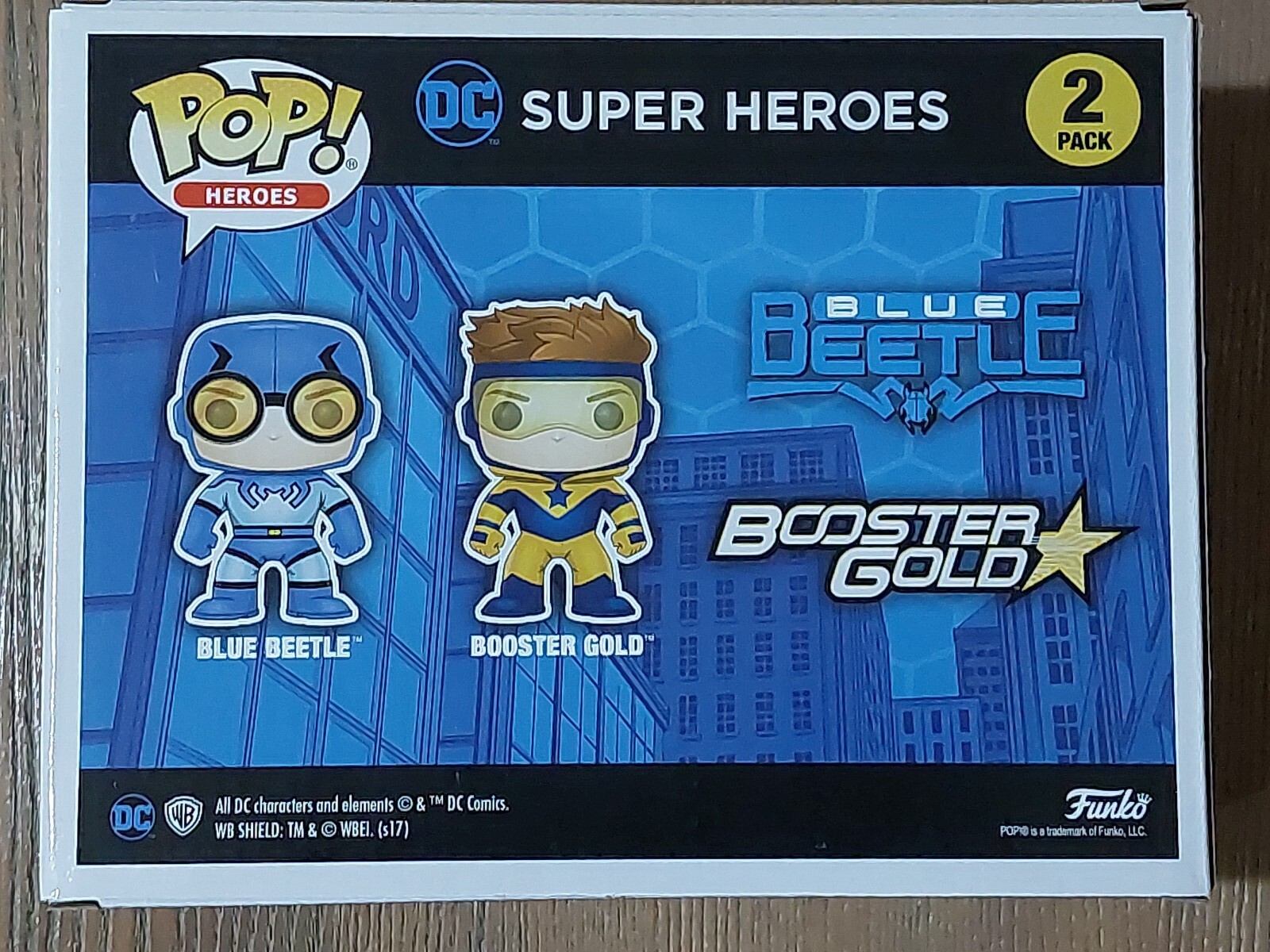 Funko Pop Blue Beetle & Booster Gold PX Exclusive 2 pack Vaulted ...