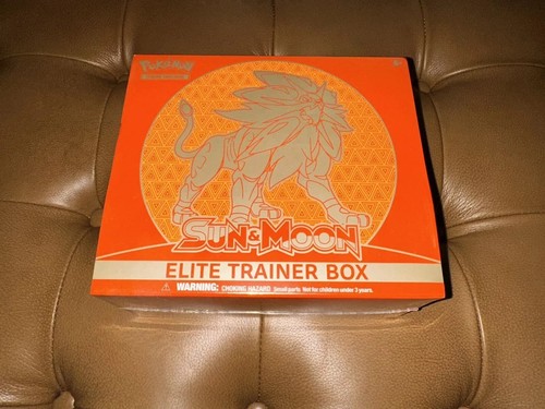 Pokemon TCG Sun & Moon Base Set ETB Solgaleo Elite Trainer Box ...