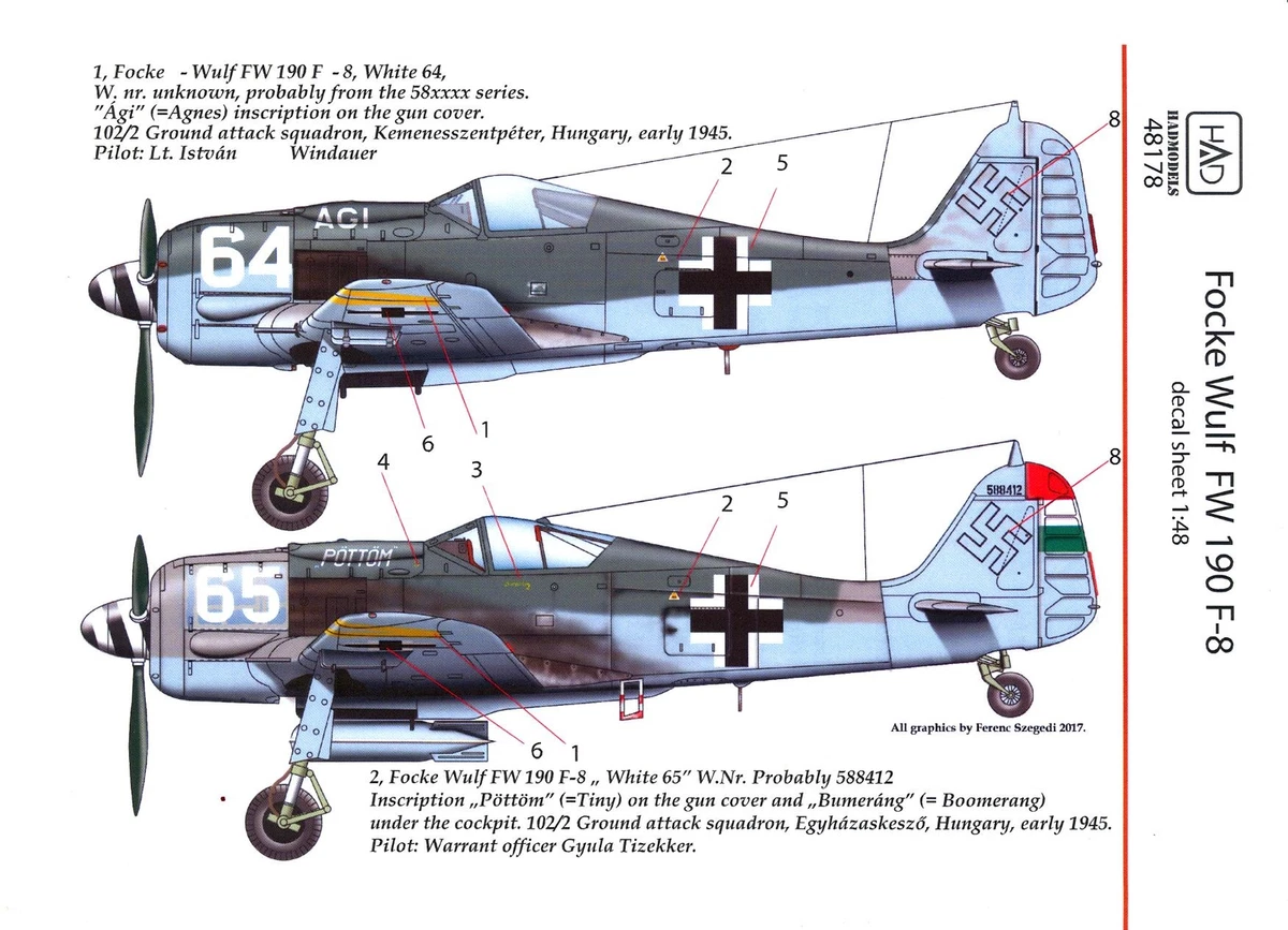 World War 2 Plane Decals