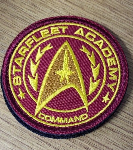 Star Trek Starfleet Academy Command Maroon 3 1/8-inch hook & loop patch | eBay