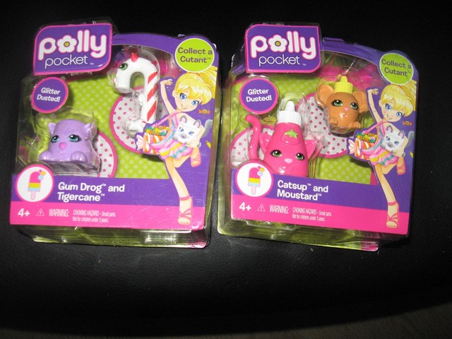 Polly Pocket Cutants Gum Drog and Tigercane for sale online | eBay